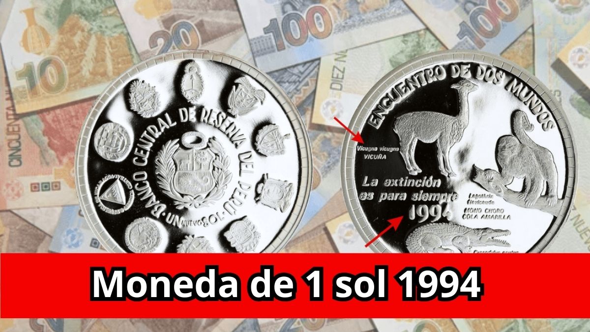 Moneda de un sol 1994 precio y por qué supera los mil soles - En Vivo ...