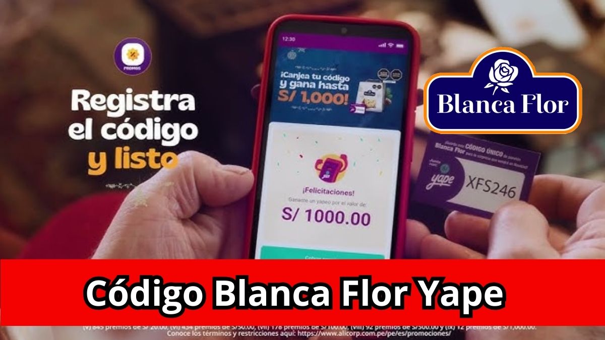 Código Blanca Flor Yape enero 2025: Requisitos - En Vivo Noticias