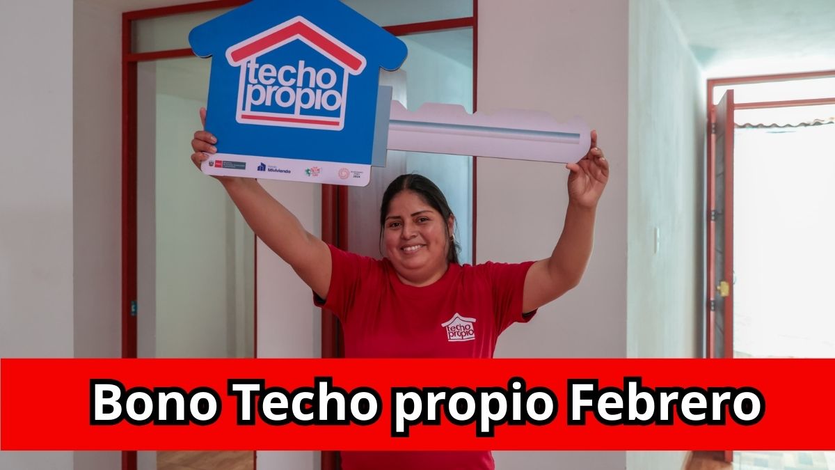 Bono Techo Propio 2025 febrero 38,000 soles - En Vivo Noticias