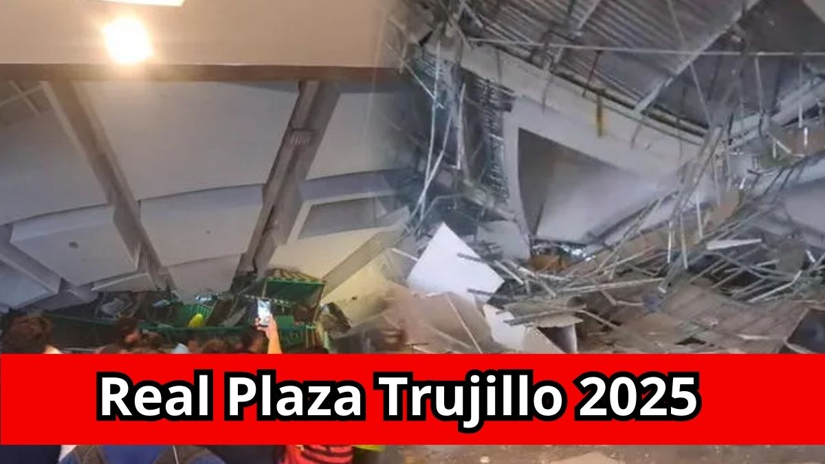 Se cae techo Real Plaza Trujillo febrero 2025 - En Vivo Noticias