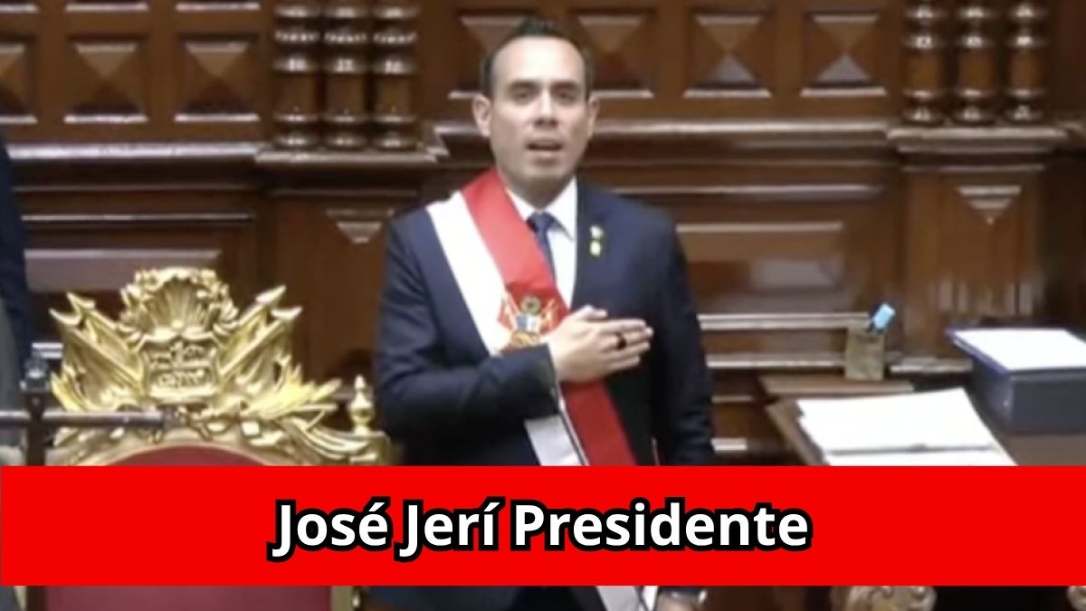 José Enrique Jerí Oré presidente del Perú 2025- En Vivo Noticias